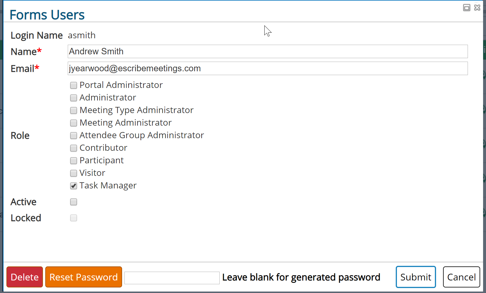 Task Manager Quick Reference Guide – eScribe