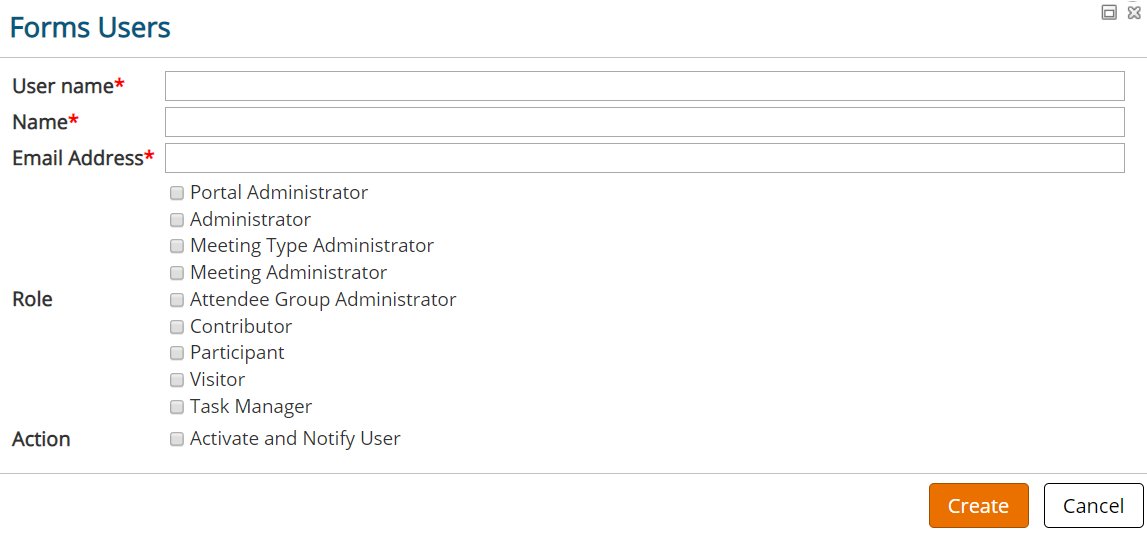 How to add a new forms user? – eScribe