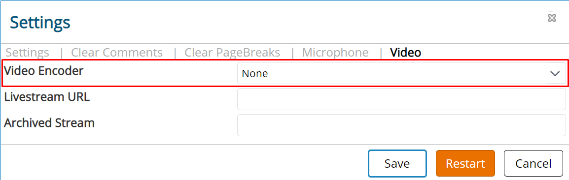 Webcasting Plus - Starting Video Streaming & Recording – eScribe