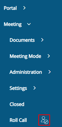 Roll Call Widget – eScribe