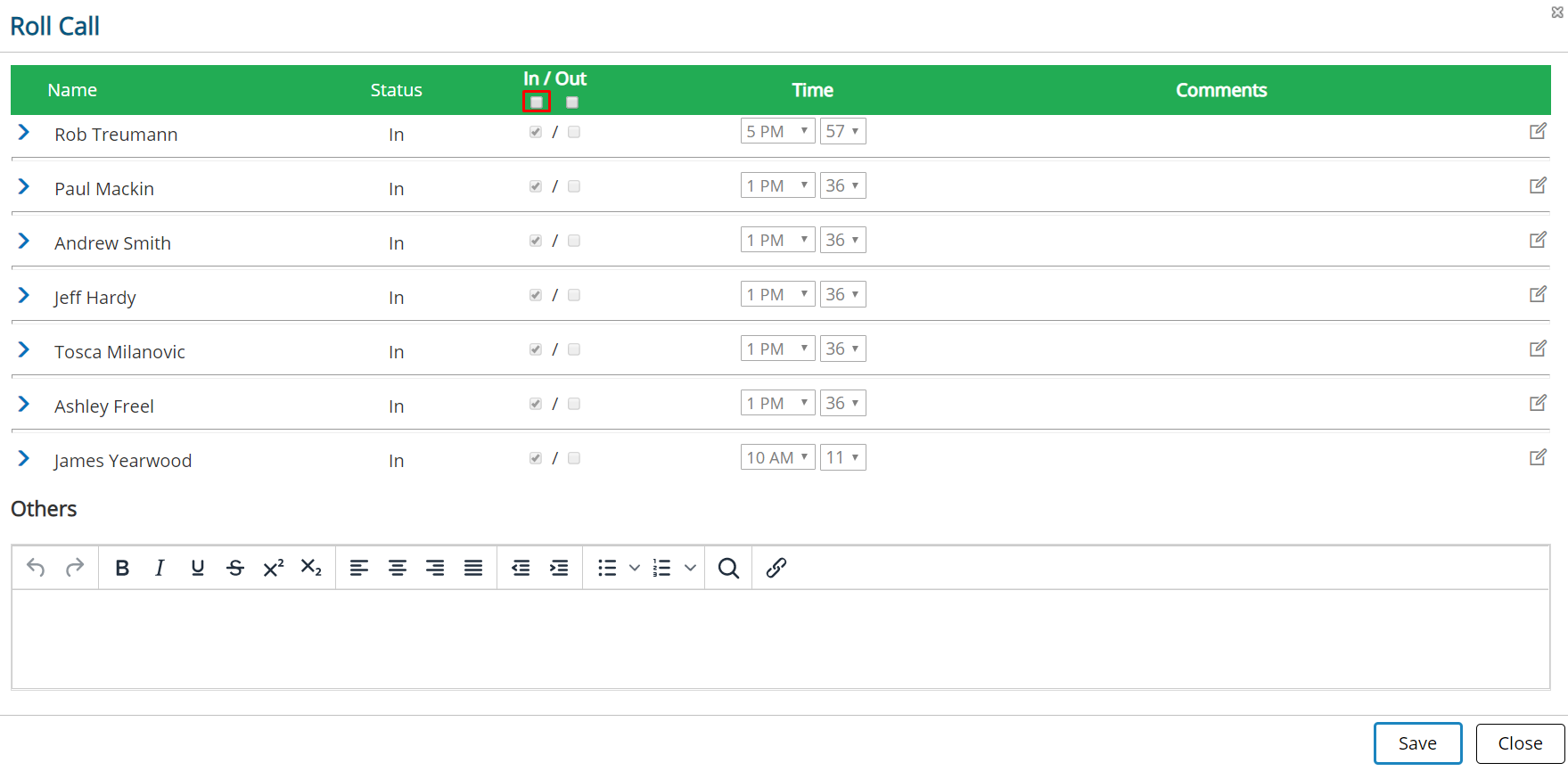 Roll Call – eScribe
