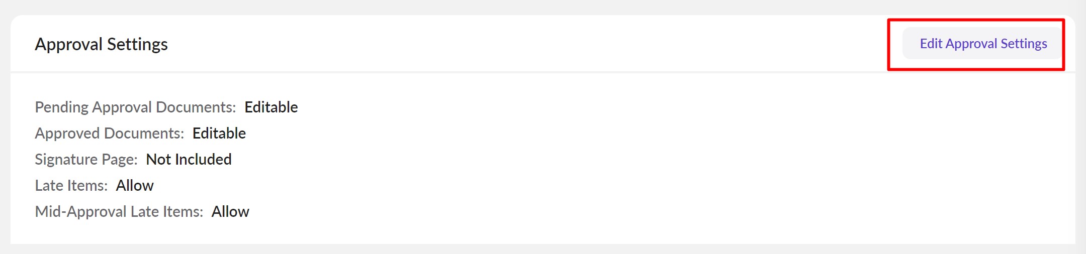 Administrator - Approval Settings – eScribe